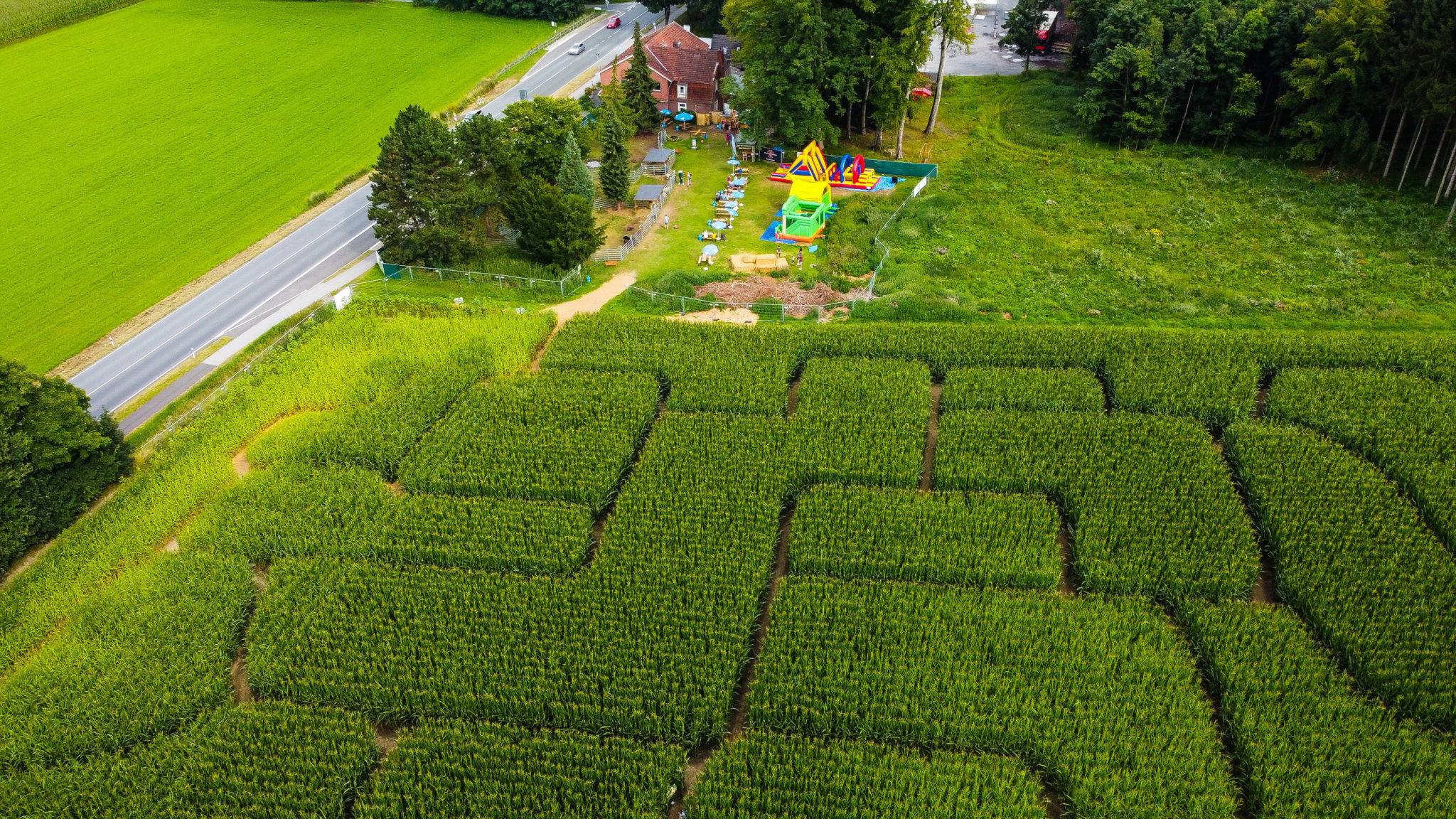 AUSFLUG IN „CORNYS MAISLABYRINTH“ - Zauberhaftes Münsterland